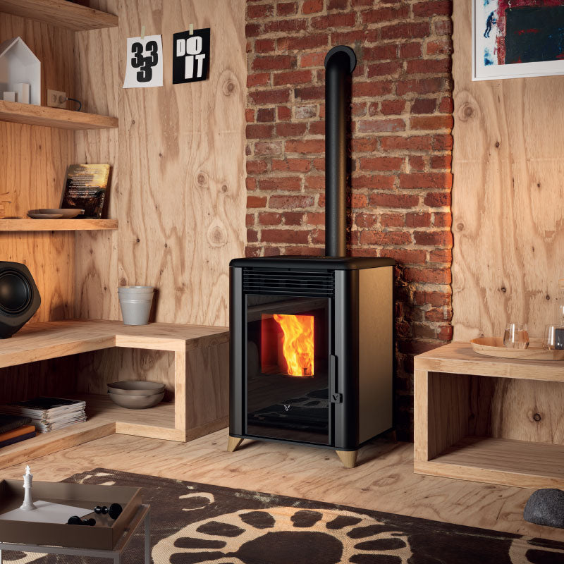 Vivace Elly 6kW Pellet Stove | Henley Stoves, Darwin+ Technology, Eco ...