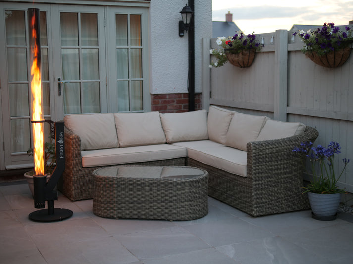 Firestorm Phoenix Flame Patio Heater – Eco-Friendly Pellet Heat